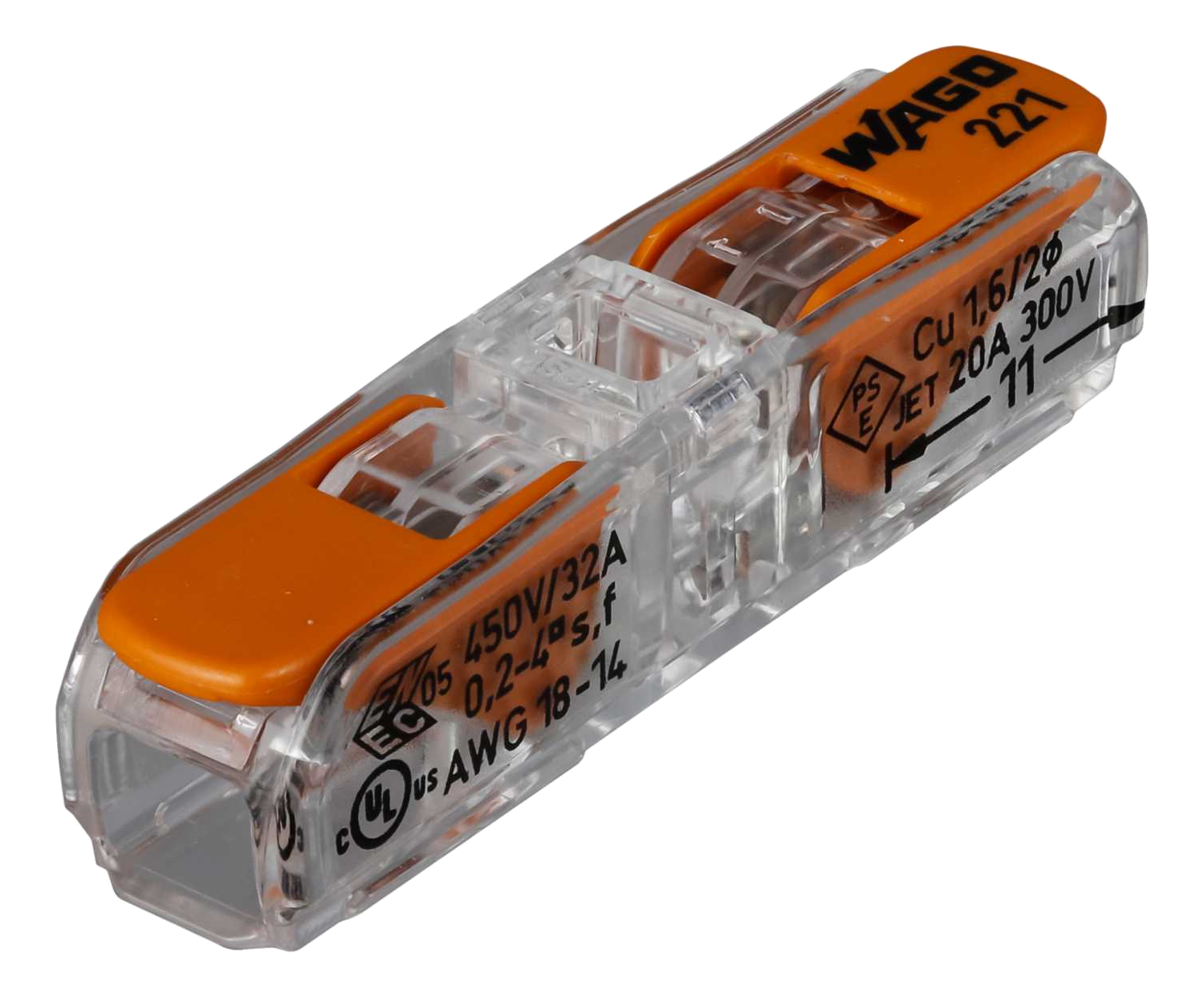 Connect ACR Supplies Ltd | Wago Inline Lever Compact Connector 4mm 32A