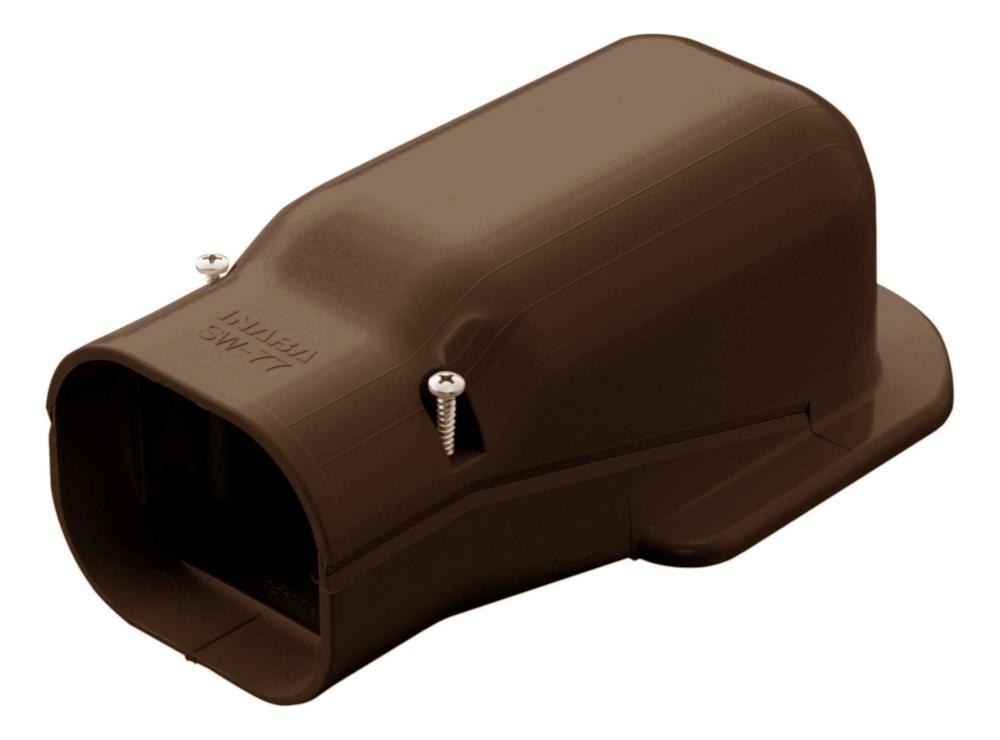 Connect ACR Supplies Ltd | Inaba Denko 100mm Slimduct Wall Cover Brown