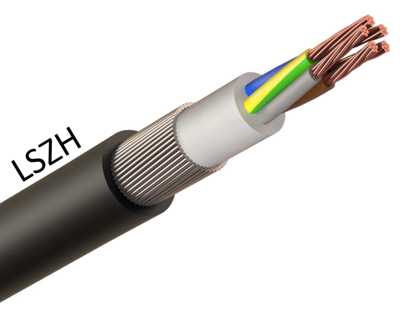 Connect ACR Supplies Ltd | Cable 1.5mm 5Core SWA LSZH Black
